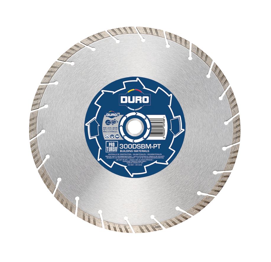 Duro 230DSBM-PT Diamantzaag: DSBM-PT 230 x 22.23