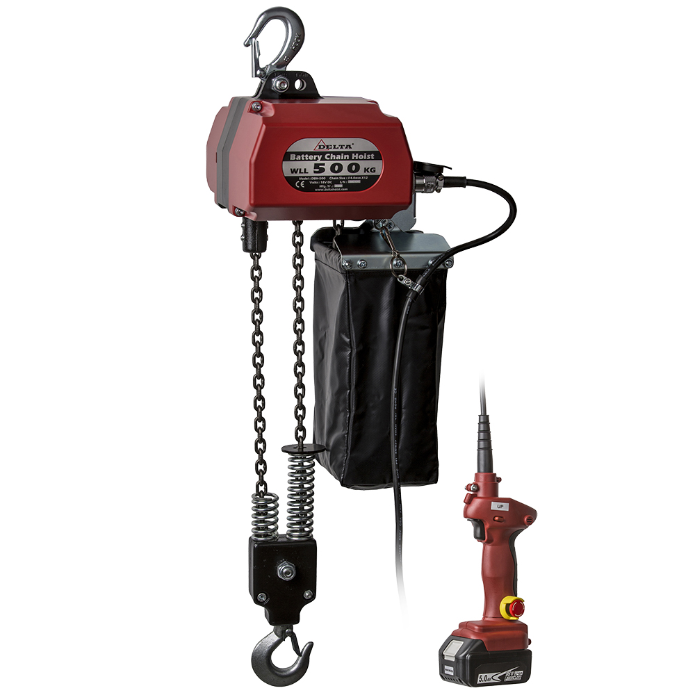 Delta CZ.0.DBH.500.05 Batterij takel - 0.5 ton - 5 meter