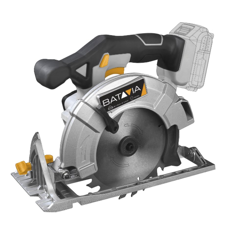 Batavia 7062508 MaxxPack 18V accu handcirkelzaag 165 mm excl. Accu en lader