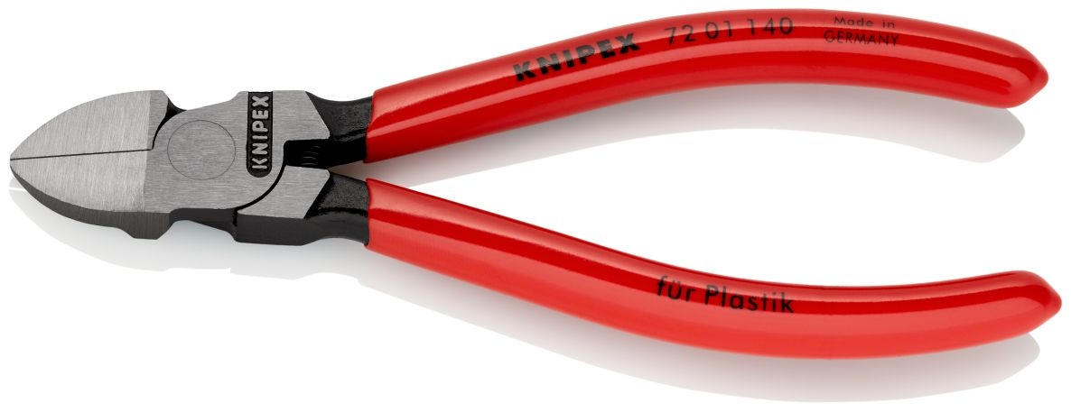 Knipex 72 01 140 Zijsnijtang voor kunststof 140 mm
