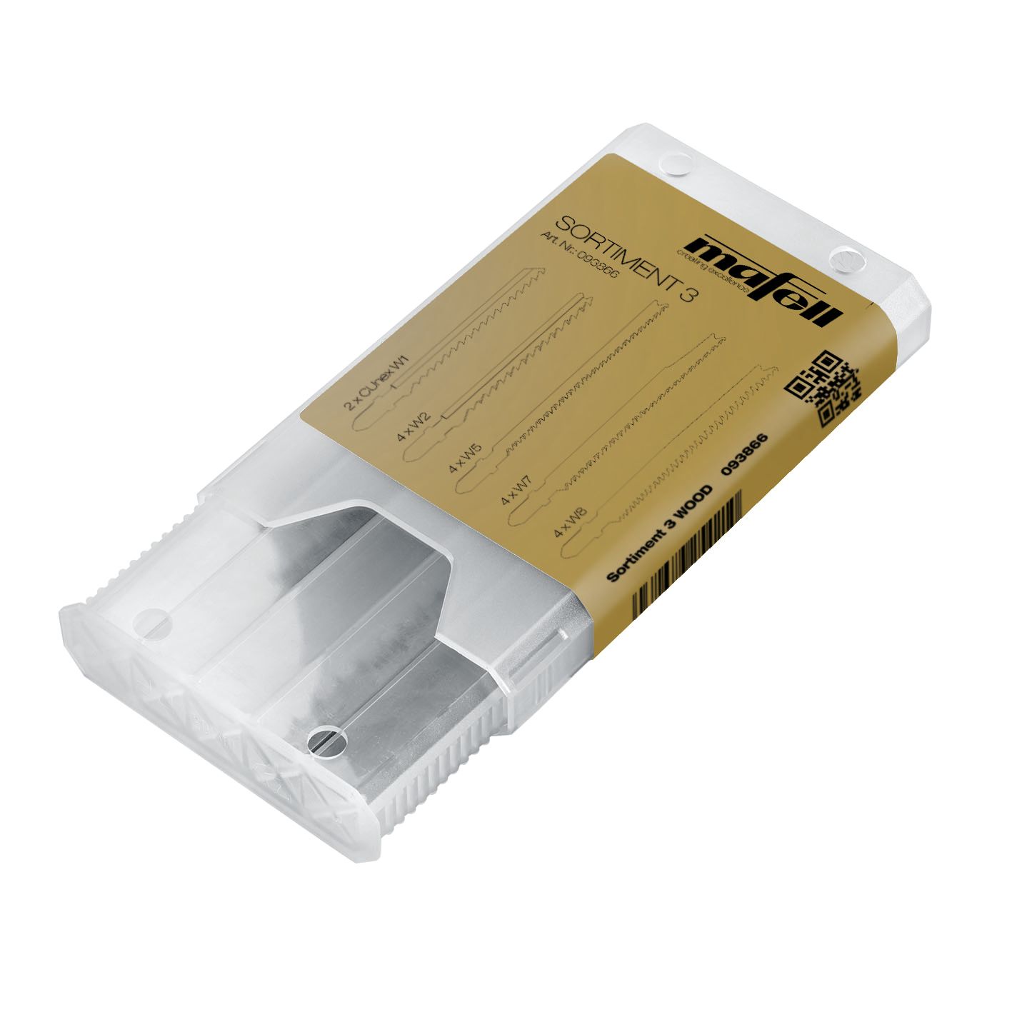 Mafell 093866 Decoupeerzaagbladenset Assortiment 3 WOOD