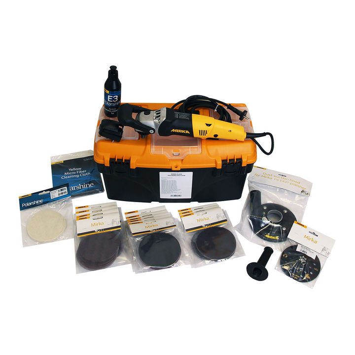 Mirka Accessoires KITGLASS125P Glas polijstoplossing 125mm incl ...