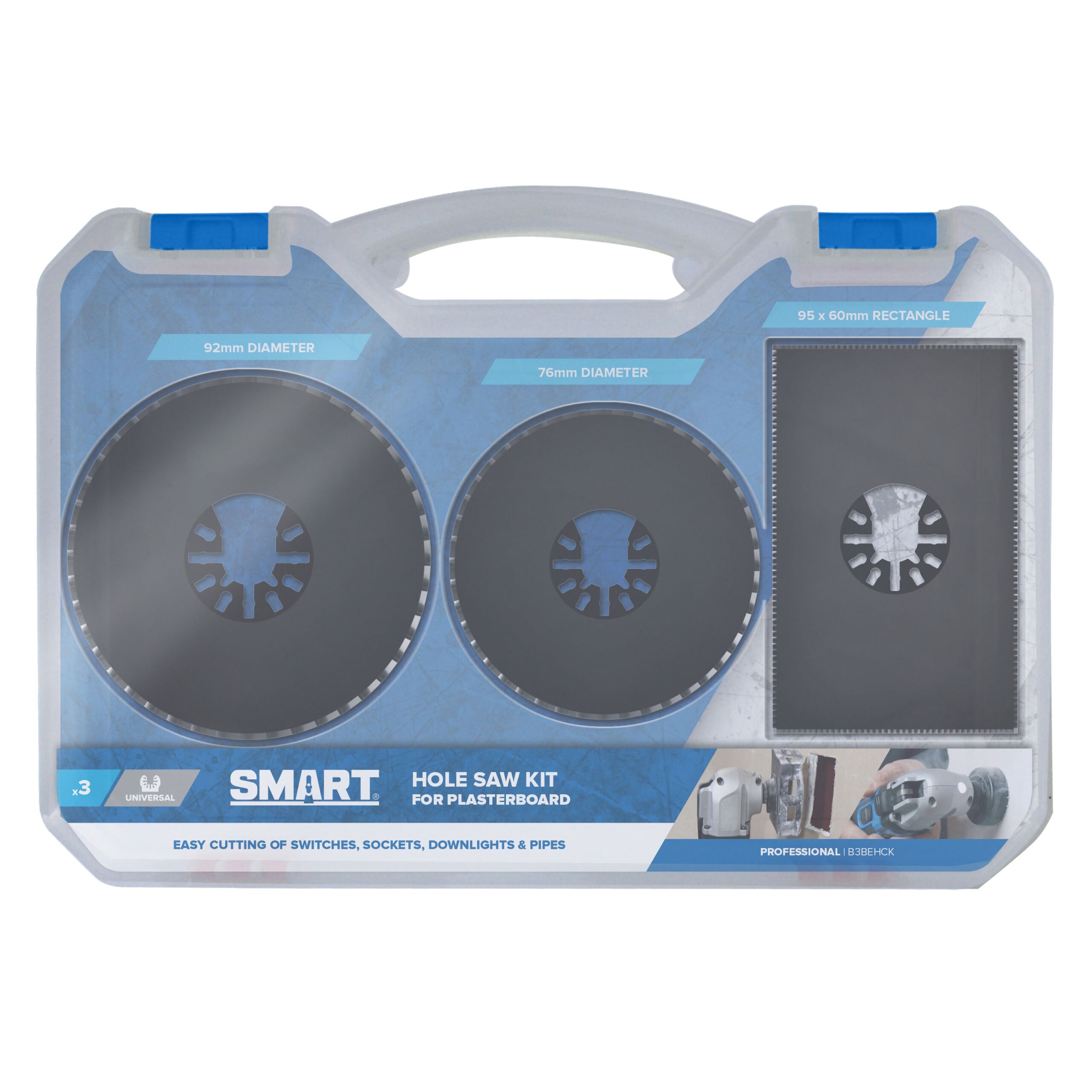 Smart Blades B3EBHCK Professionele gatzagen in koffer assortiment