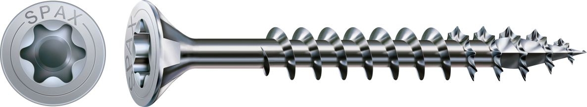 SPAX 1191010500803 Universele schroef 5 x 80 mm, Verzonken kop, T-STAR ...