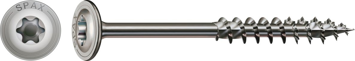 SPAX 0257000801605 Houtconstructieschroef 8 x 160 mm, Discuskop, T-STAR ...