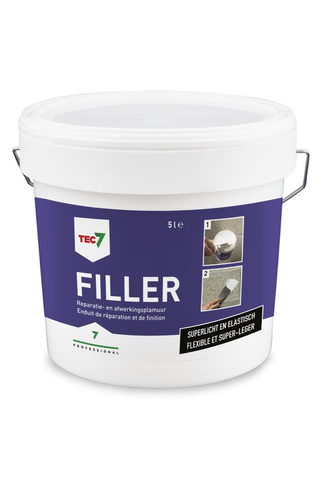 TEC7 601005000 Filler Superlichte reparatie- en afwerkplamuur 5L