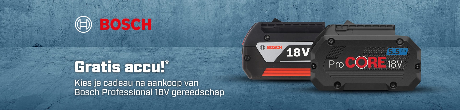 Bosch | Pro Deal Gratis Accu!*